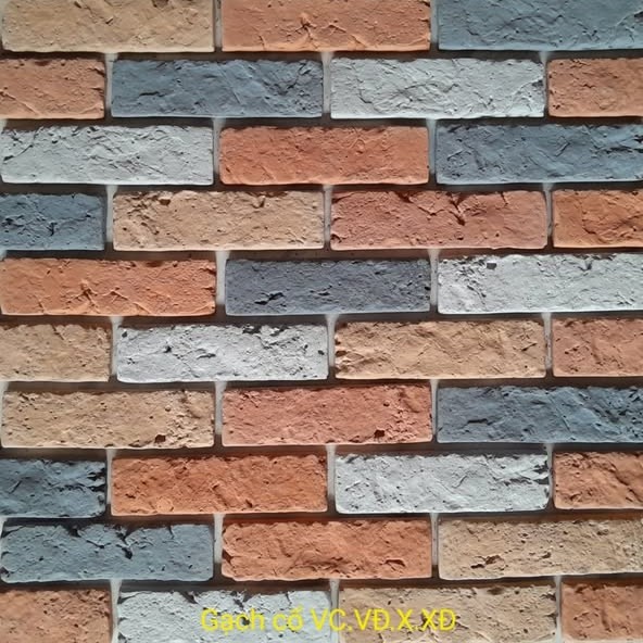 Gạch không nung cổ 5x18 vàng cam, vàng đất, xám, xám đậm - HỒNG LOAN ...