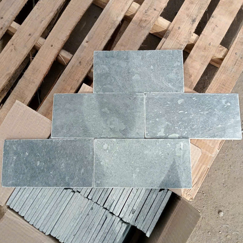 Đá trong nước mài bóng 10x20 xanh rêu - HỒNG LOAN CERAMIC